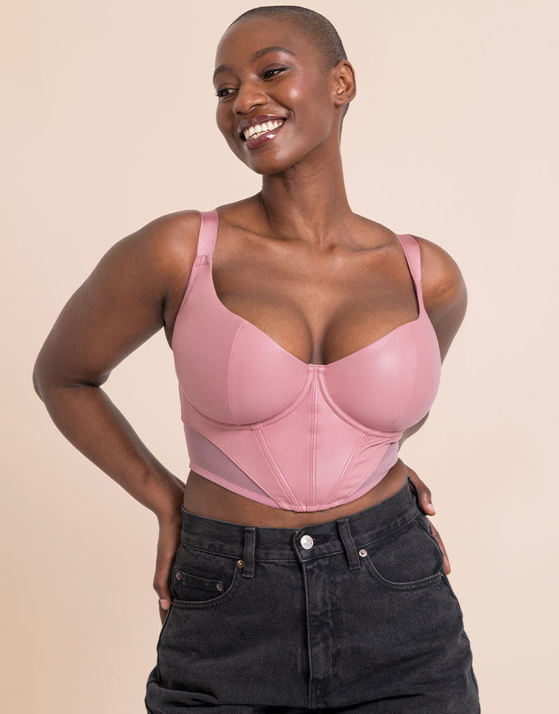 Curvy Kate Storm Scooped Longline Balcony Bra Dusky Rose – Curvy Kate US